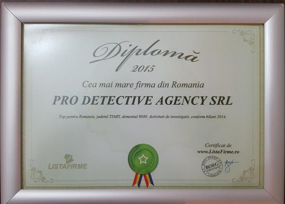PRO DETECTIVE AGENCY Investigatore privato Romania,Agenzia detective ...